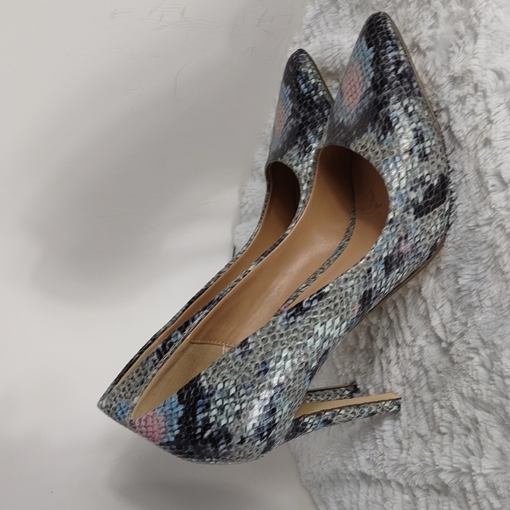 Call It Spring Faux Snakeskin Pumps - Gem